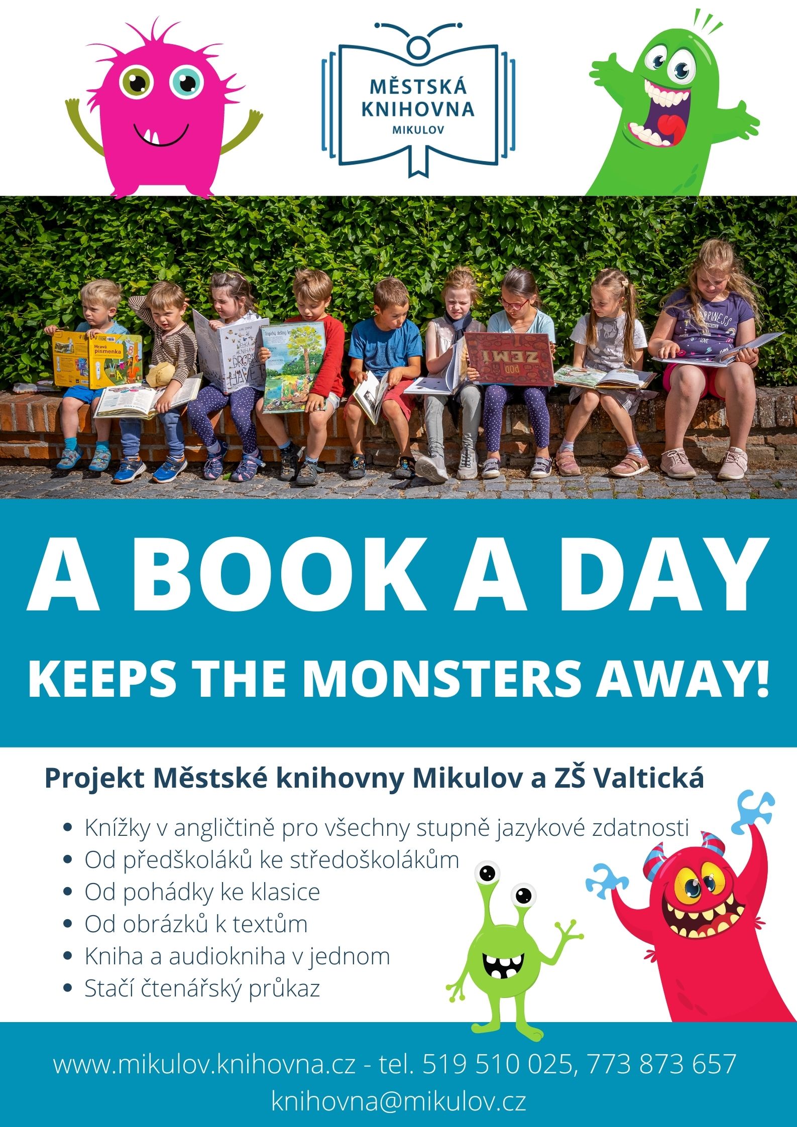 A book a day – ZŠ Mikulov, Valtická 3